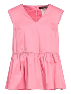 Max Mara Peplum Top - Pink