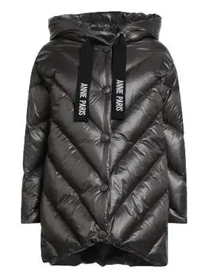 ANNIE PARIS Quilted Puffer Jacket Grey
