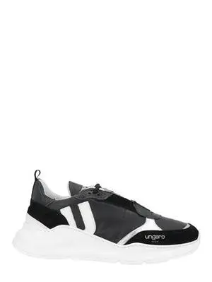 UNGARO Soft Leather Sneakers - Black