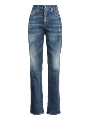 Dsquared2 Jeans In Cotton And Elastane - Blue