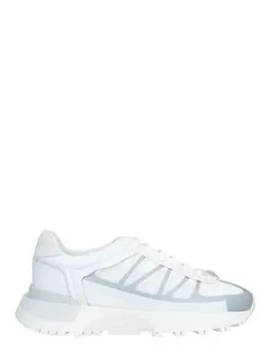 MAISON MARGIELA Sneakers In Leather And Techno Fabric - White