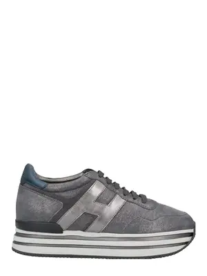 Hogan Leather Sneakers - Grey