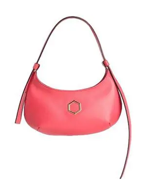 HIBOURAMA Leather Hobo Bag Red