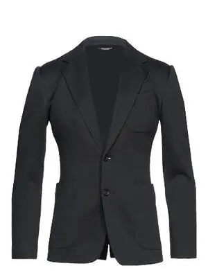Dolce & Gabbana Blazer Charcoal Size Cotton, Polyamide, Polyester, Silk - Grey