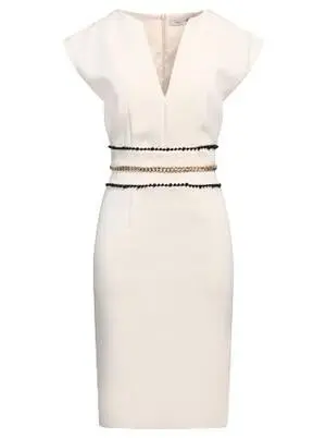 SIMONA CORSELLINI Mini Bodycon Dress White