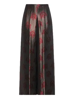 Malìparmi Floral-print Wide-leg Pants - Beige