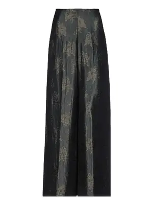 Malìparmi MALÌPARMI Floral-Print Wide-Leg Pants Grey