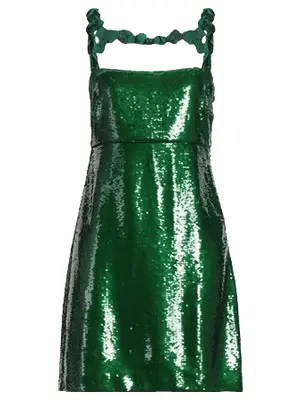 GANNI Mini Dress - Green