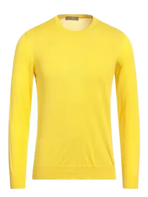 CRUCIANI Sweater Cotton And Cashmere - Yellow