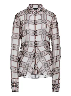 Dsquared2 Multicolor Crepe Shirt - Grey