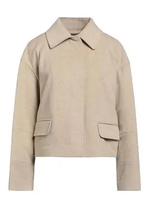 Federica Tosi Jacket In Virgin Wool And Cashmere - Beige