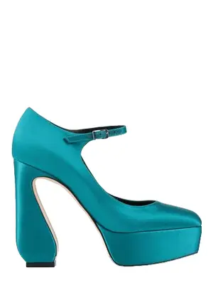 SERGIO ROSSI Mary Jane Pumps - Green