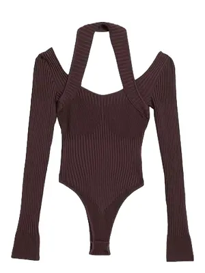 ANDREĀDAMO ANDREĀDAMO Knitted Sweater Brown