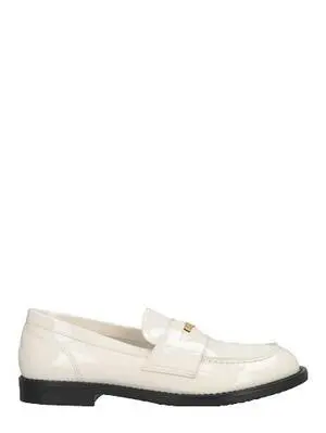 BALDININI Sky Leather Loafers Off White