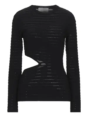 FRANKIE MORELLO Knit Viscose-blend Sweater - Black