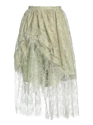 Ermanno Scervino Midi Skirt - Sage Green
