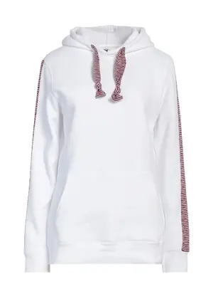 Missoni Striped Fleece Sweatshirt White