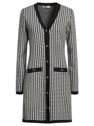 TWINSET Mini Houndstooth Dress - Black