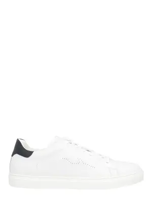 Paul & Shark Leather Sneakers - White