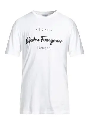 FERRAGAMO T-shirt Size Cotton - White