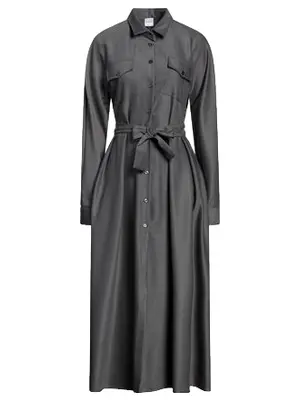 ELEONORA STASI ELEONORA STASI Midi Shirt Dress Grey