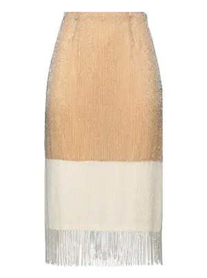 Elisabetta Franchi ELISABETTA FRANCHI Pencil Midi Skirt Beige