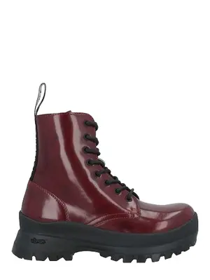 Stella McCartney Ankle Boots Textile Fibers Red