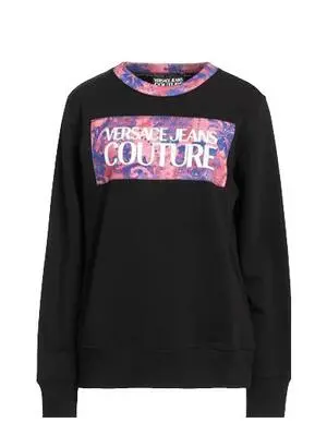 Versace Sweatshirt In Cotton And Elastane - Black