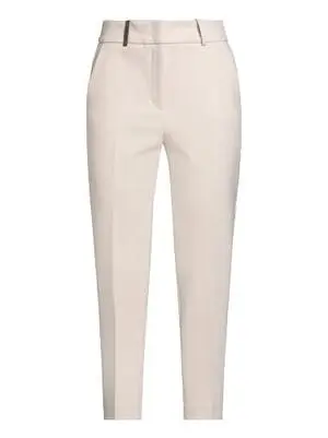 Peserico Tapered Crepe Pants - Off White