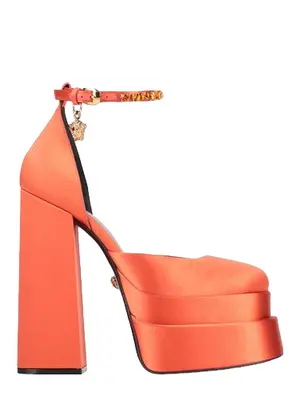 Versace Ankle-Strap Pumps Red