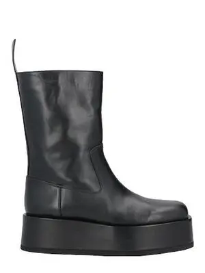 GIA / RHW Ankle Boots In Leather Black