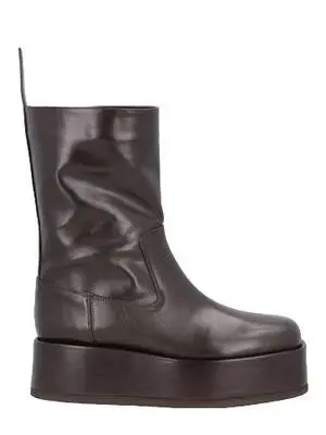 GIA / RHW Ankle Boots In Leather Brown