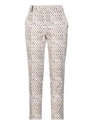Peserico Tapered High-waisted Pants - White