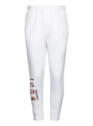 Dsquared2 Icon Pants Size Cotton, Elastane - White