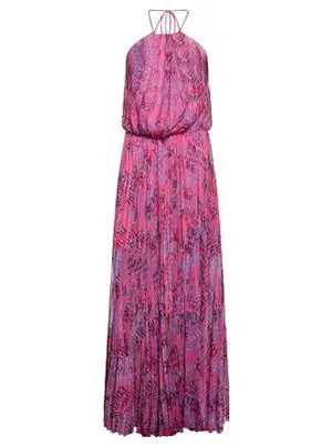 Versace VERSACE JEANS COUTURE Maxi Halterneck Dress Magenta