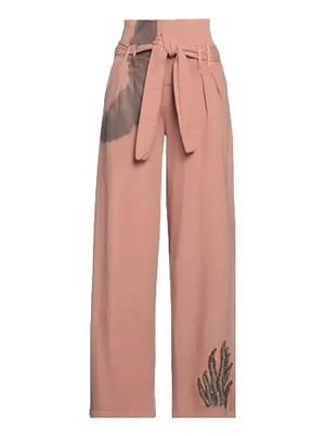 DIMORA Cotton Wide Leg Pants - Pink