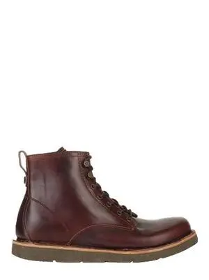 BIRKENSTOCK Chocolate Leather Lace-up Ankle Boots - Brown