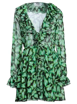 MSGM MSGM Mini Dress Green