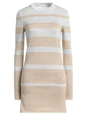 Rabanne Mini Dress Metallic - Silver