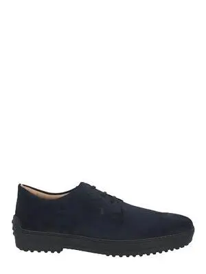 TOD'S Lace-up Leather Shoes - Navy