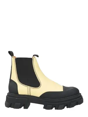 GANNI Ankle Boots - Yellow