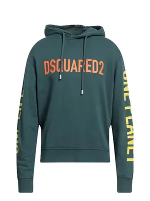 Dsquared2 French Terry Hooded Sweatshirt - Green