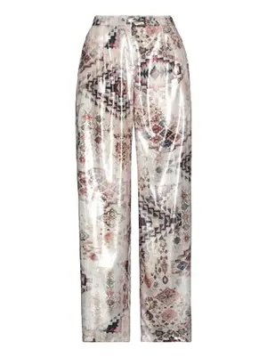 SFIZIO STUDIO High Waisted Wide Leg Pants - Off White