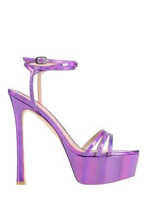 STUART WEITZMAN Ankle Strap Sandal - Purple
