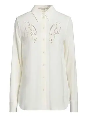 Stella McCartney Shirt With Embroidered Logo - White