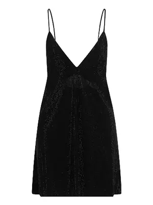 DSQUARED2 Mini Dress With Appliqués And Crystals