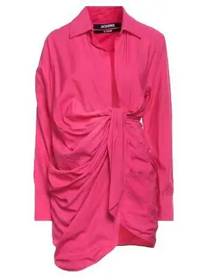 Jacquemus Le Papier Mini Dress - Fuchsia