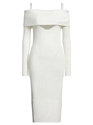 ANDREĀDAMO ANDREĀDAMO Midi Dress White