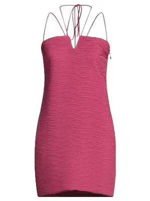 Patrizia Pepe PATRIZIA PEPE Crepe Bodycon Mini Dress Magenta