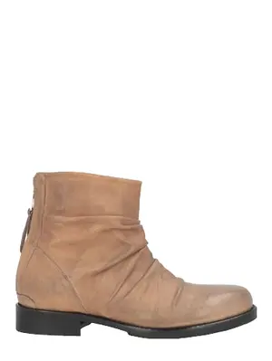 IXOS Leather Ankle Boots - Beige